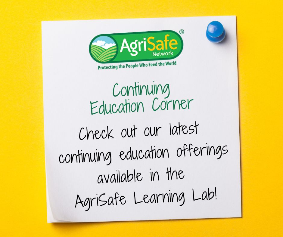 AgriSafe Network on LinkedIn: Looking for continuing education ... AgriSafe Network on LinkedIn: Looking for continuing education ...