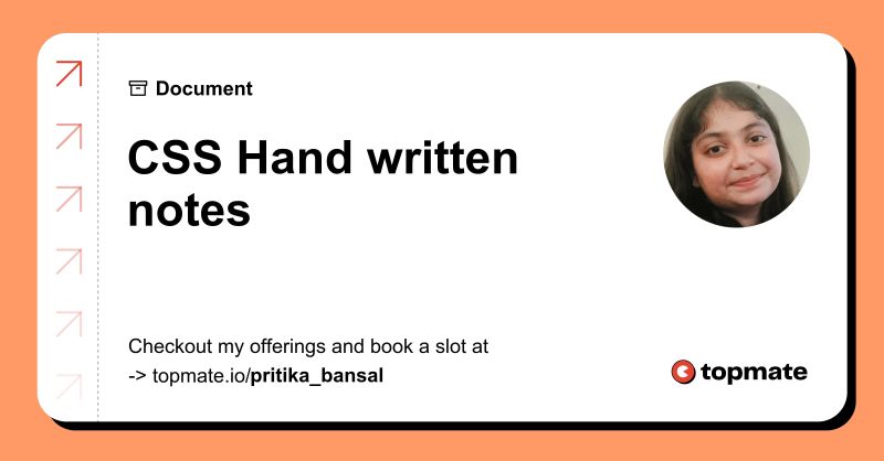 Pritika Bansal on LinkedIn: CSS Hand written notes with Pritika Bansal Pritika Bansal on LinkedIn: CSS Hand written notes with Pritika Bansal