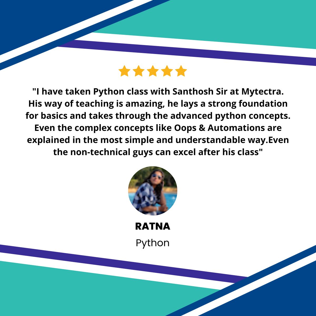 myTectra on LinkedIn: #python #mytectra #gratitude #mytectrareviews # ... myTectra on LinkedIn: #python #mytectra #gratitude #mytectrareviews # ...