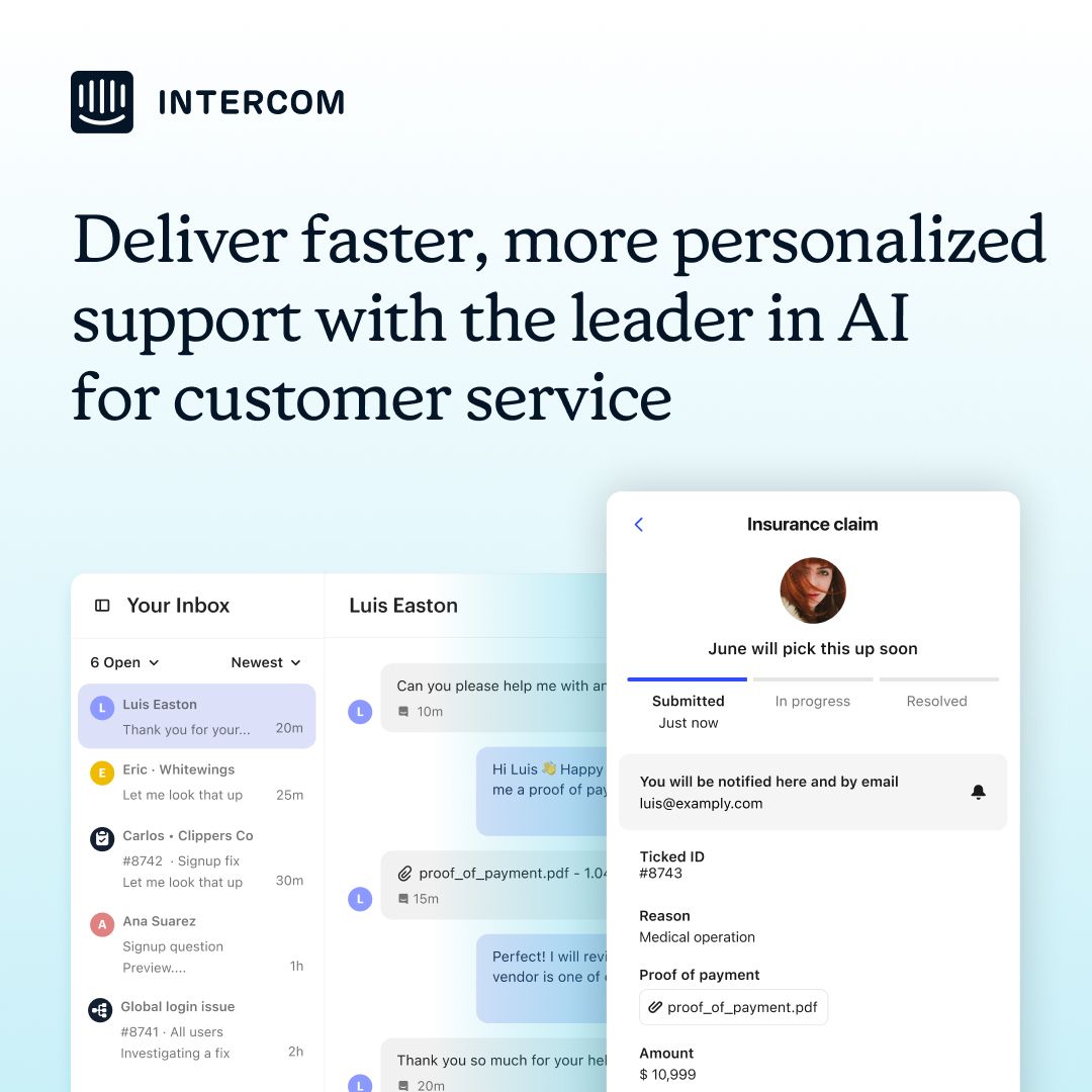 Intercom on LinkedIn: AI-powered customer service software | Intercom Intercom on LinkedIn: AI-powered customer service software | Intercom