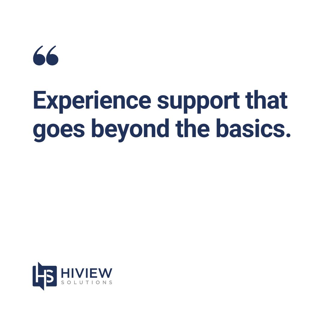 HiView Solutions on LinkedIn: #hiview #premiumsupport # ... HiView Solutions on LinkedIn: #hiview #premiumsupport # ...
