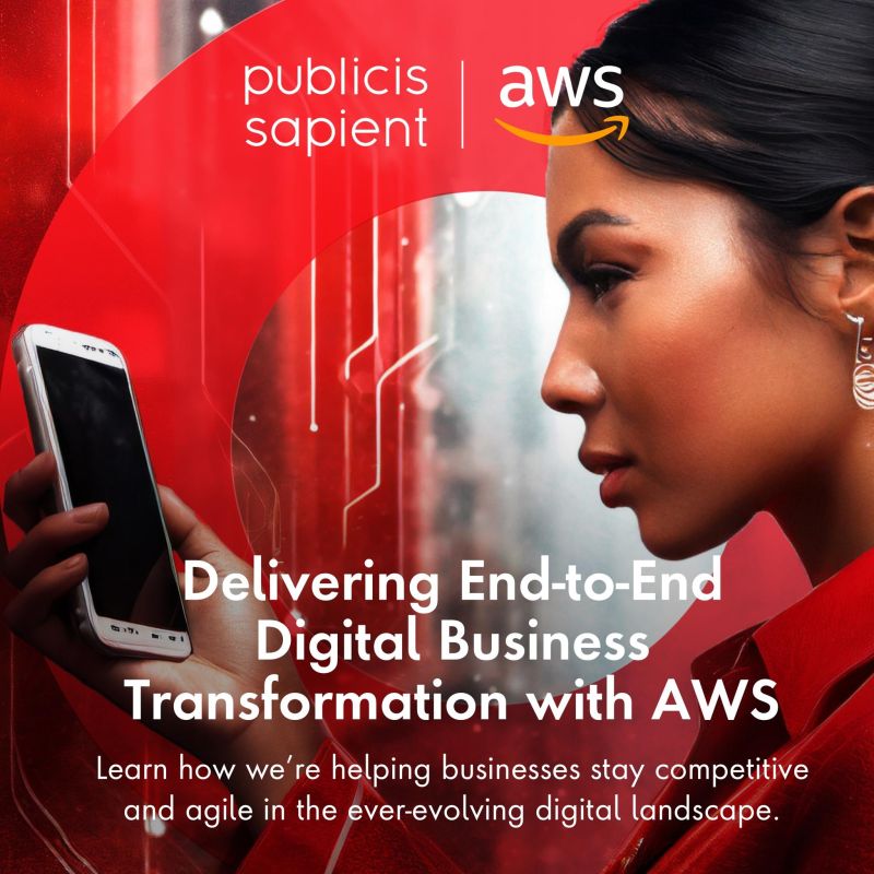 Publicis Sapient on LinkedIn: Publicis Sapient and AWS Publicis Sapient on LinkedIn: Publicis Sapient and AWS