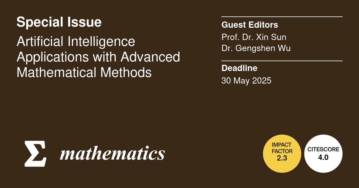 Mathematics MDPI on LinkedIn: #advanced_algorithms #machine_learning # ... Mathematics MDPI on LinkedIn: #advanced_algorithms #machine_learning # ...