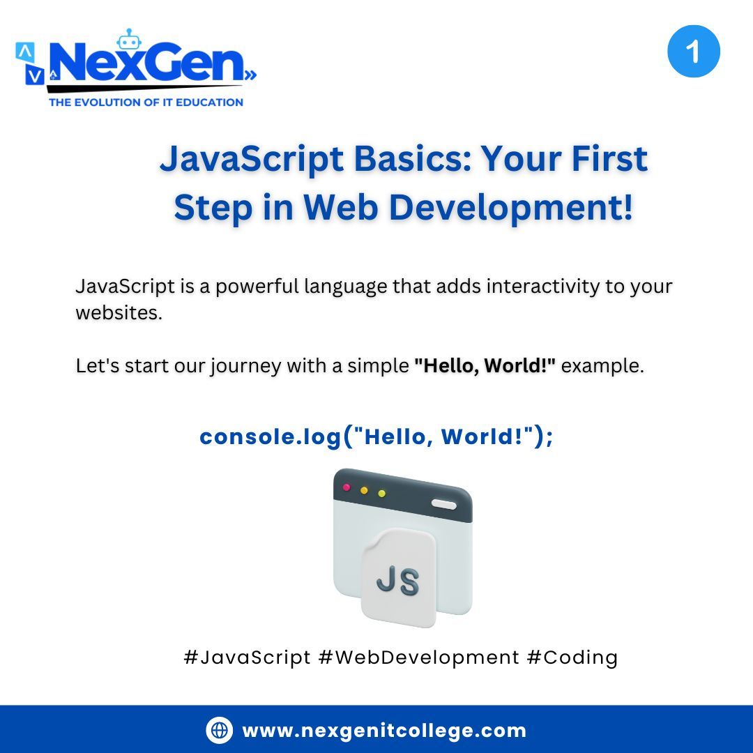 NexGen IT College on LinkedIn: #javascript #webdevelopment #coding # ... NexGen IT College on LinkedIn: #javascript #webdevelopment #coding # ...