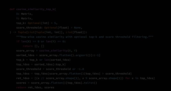 #python #optimization #numpy #cosine_similarity #performance #codeflash ... #python #optimization #numpy #cosine_similarity #performance #codeflash ...