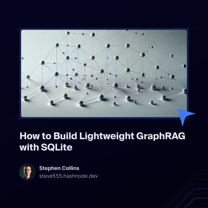 Hashnode on LinkedIn: 📊 Build a Lightweight GraphRAG System Stephen ... Hashnode on LinkedIn: 📊 Build a Lightweight GraphRAG System Stephen ...
