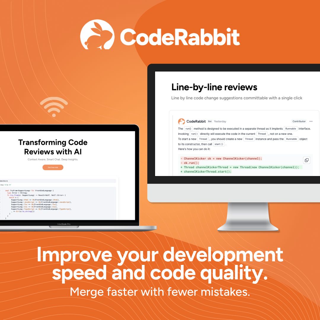 CodeRabbit on LinkedIn: AI Code Reviews | CodeRabbit | Try for Free CodeRabbit on LinkedIn: AI Code Reviews | CodeRabbit | Try for Free