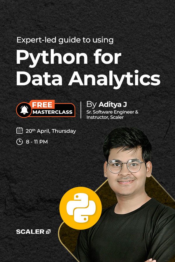 Learn Data Analytics using Python | Scaler Learn Data Analytics using Python | Scaler