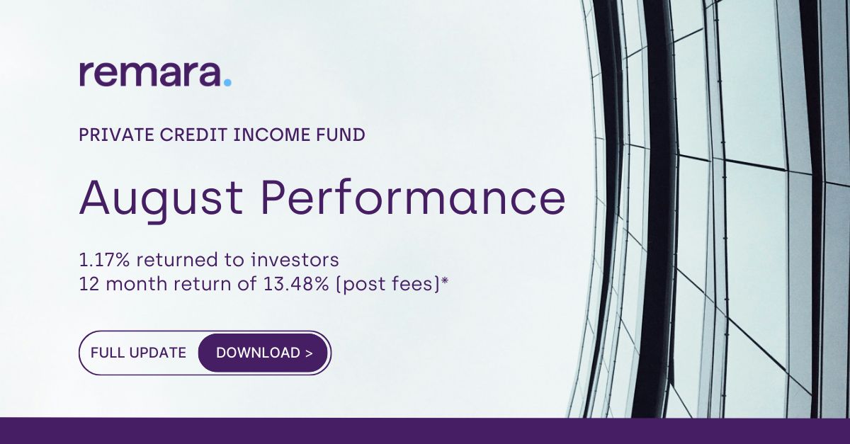 remara on LinkedIn: In August, the Remara Private Credit Income Fund ... remara on LinkedIn: In August, the Remara Private Credit Income Fund ...
