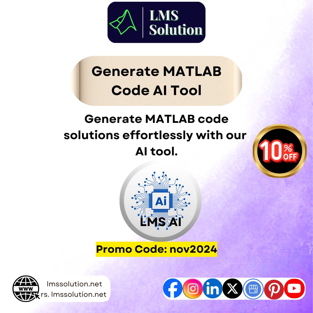 LMS Solution on LinkedIn: #matlab #codegenerator #aitool #efficiency # ... LMS Solution on LinkedIn: #matlab #codegenerator #aitool #efficiency # ...