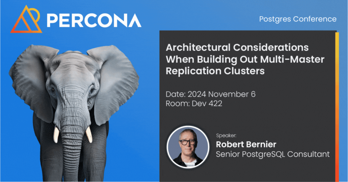Percona on LinkedIn: #postgresql #kubernetes #opensource Percona on LinkedIn: #postgresql #kubernetes #opensource