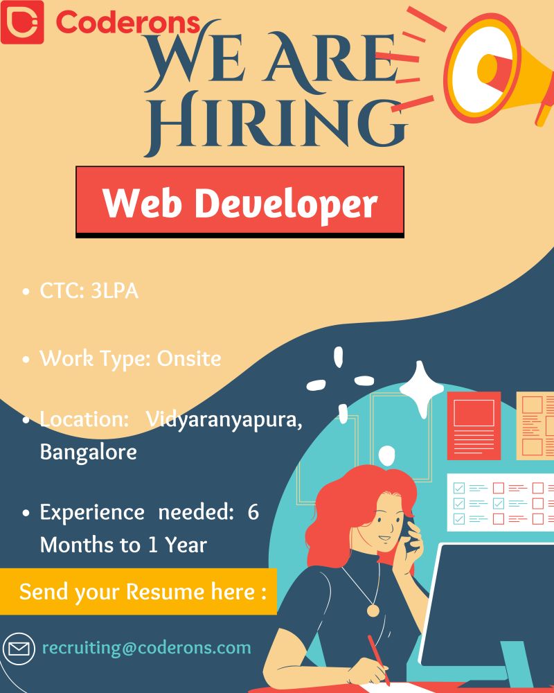Coderons on LinkedIn: #webdevelopment #webdeveloper #javascript # ... Coderons on LinkedIn: #webdevelopment #webdeveloper #javascript # ...