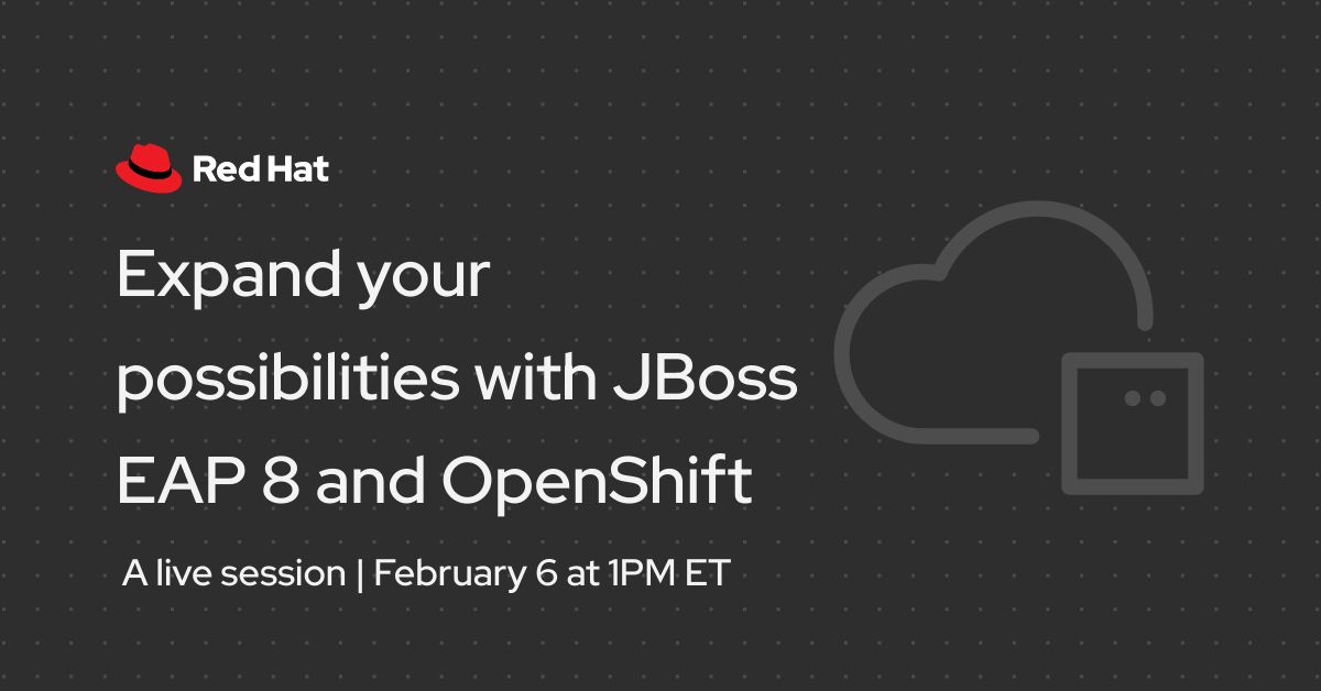 Webinar on JBoss EAP 8 capabilities | Carlo Petrini (CISSP, CCSP, CISM ... Webinar on JBoss EAP 8 capabilities | Carlo Petrini (CISSP, CCSP, CISM ...