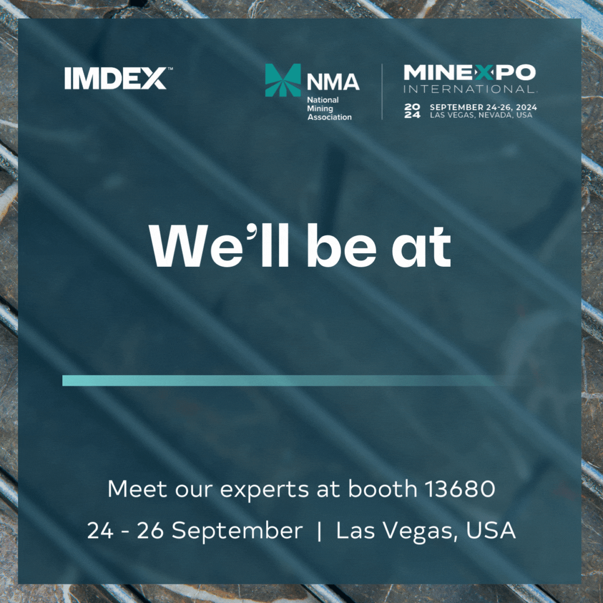 IMDEX on LinkedIn: Will we see you at MINExpo INTERNATIONAL? Our ... IMDEX on LinkedIn: Will we see you at MINExpo INTERNATIONAL? Our ...