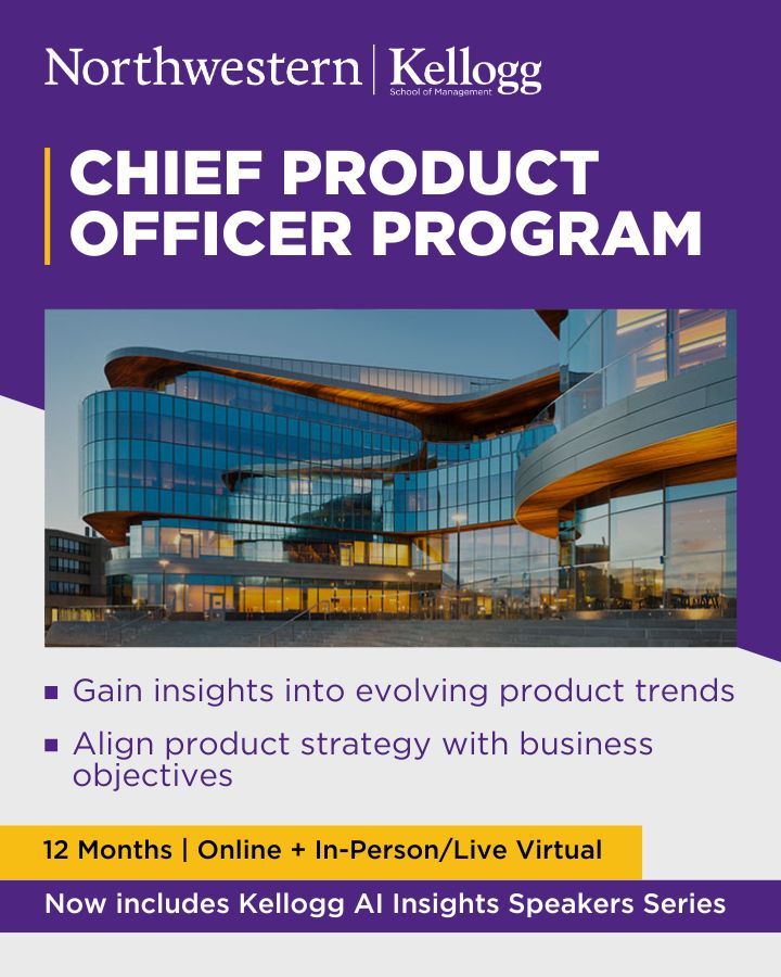 Kellogg Executive Education | Chief Product Officer Program on LinkedIn ... Kellogg Executive Education | Chief Product Officer Program on LinkedIn ...