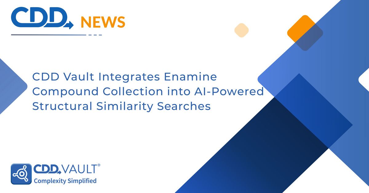 Chris Lowden on LinkedIn: CDD Vault Integrates Enamine Compound ... Chris Lowden on LinkedIn: CDD Vault Integrates Enamine Compound ...