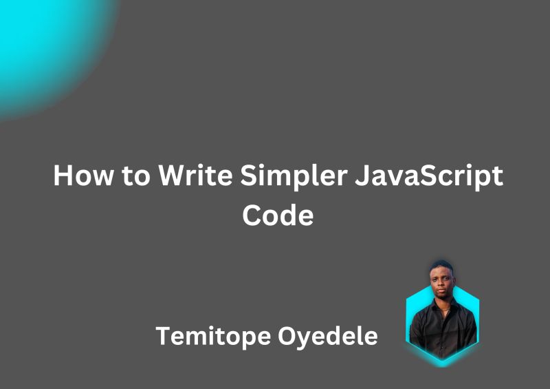 freeCodeCamp on LinkedIn: How to Write Simpler JavaScript Code freeCodeCamp on LinkedIn: How to Write Simpler JavaScript Code