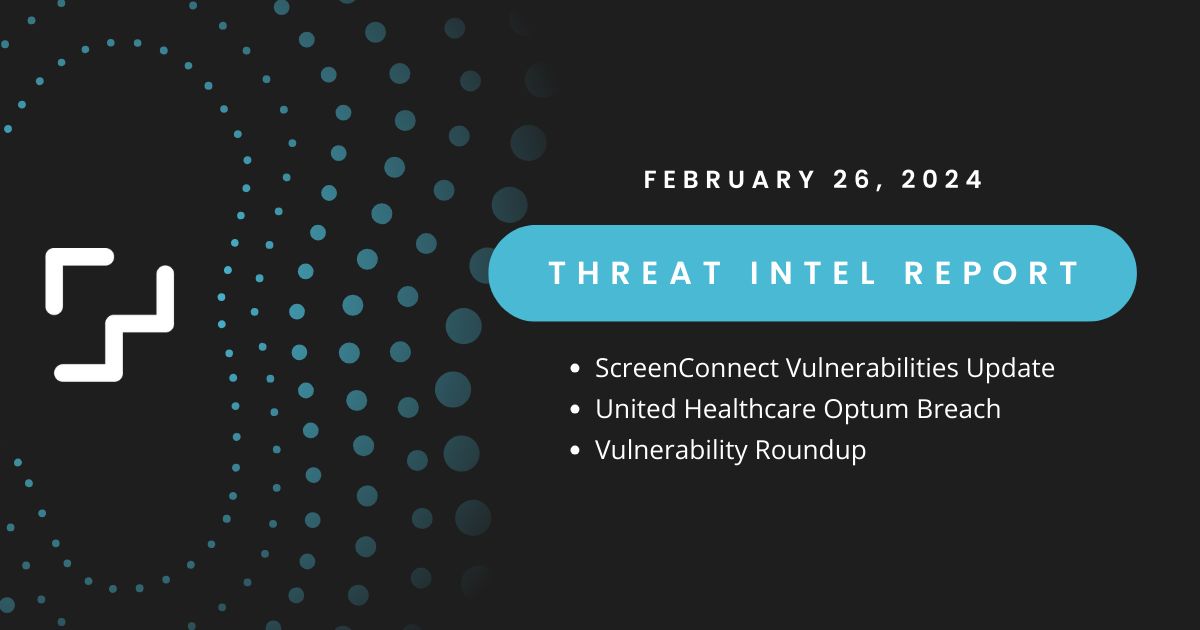 PacketWatch on LinkedIn: ConnectWise ScreenConnect Vulnerabilities, UHC ... PacketWatch on LinkedIn: ConnectWise ScreenConnect Vulnerabilities, UHC ...