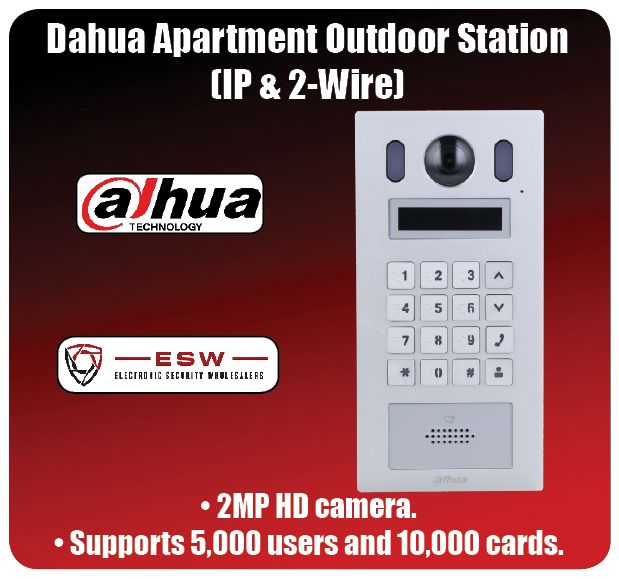 Electronic Security Wholesalers on LinkedIn: Dahua Apartment Outdoor ... Electronic Security Wholesalers on LinkedIn: Dahua Apartment Outdoor ...