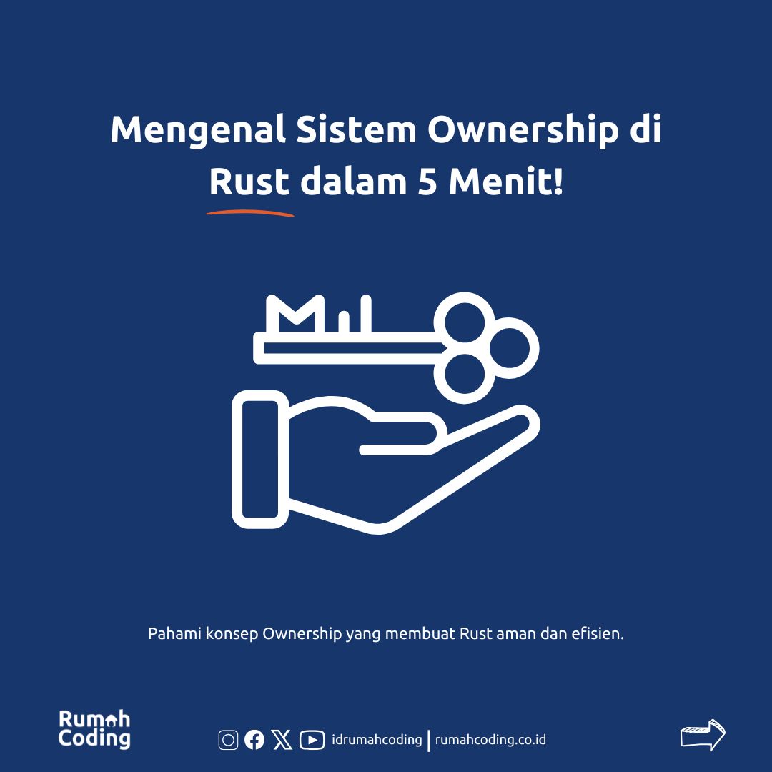 Rumah Coding on LinkedIn: #belajarrust #rustlang #ownershiprust # ... Rumah Coding on LinkedIn: #belajarrust #rustlang #ownershiprust # ...
