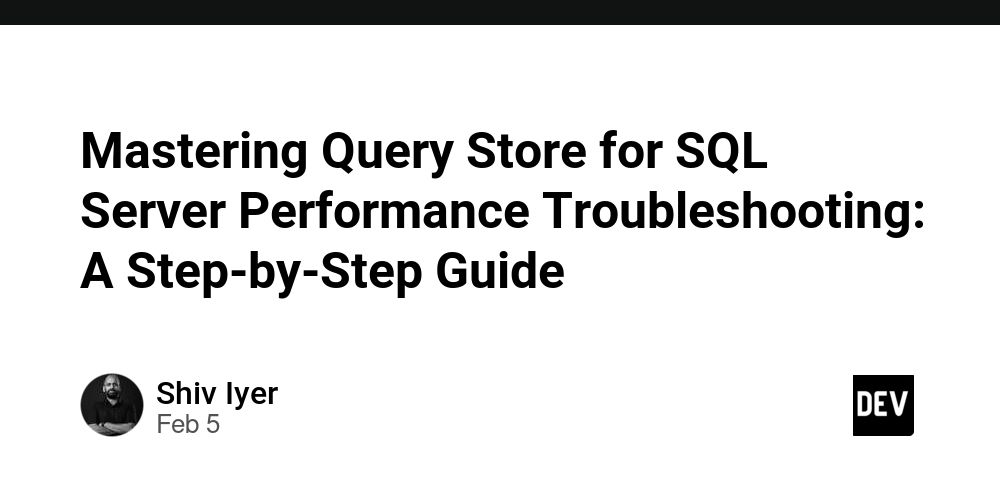MinervaDB on LinkedIn: Mastering Query Store for SQL Server Performance ... MinervaDB on LinkedIn: Mastering Query Store for SQL Server Performance ...