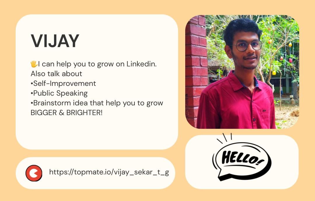 Vijay Sekar T G on LinkedIn: VIJAY SEKAR Vijay Sekar T G on LinkedIn: VIJAY SEKAR
