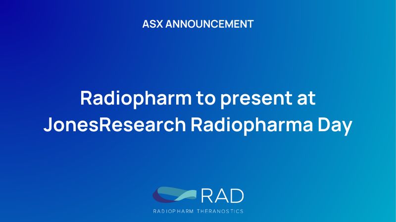 Radiopharm Theranostics on LinkedIn: $RAD has been invited to present ... Radiopharm Theranostics on LinkedIn: $RAD has been invited to present ...