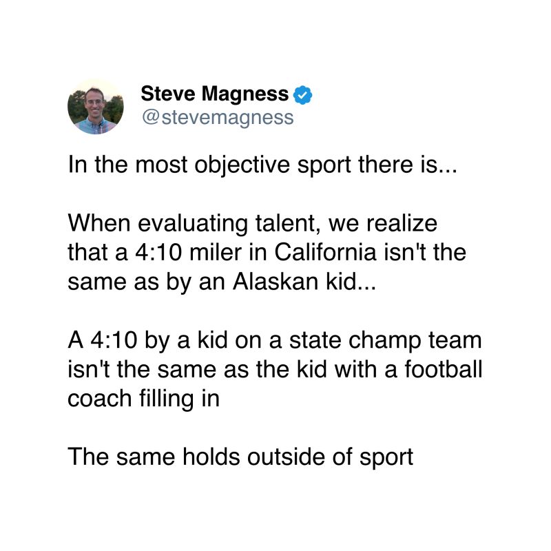 Steve Magness posted on LinkedIn Steve Magness posted on LinkedIn