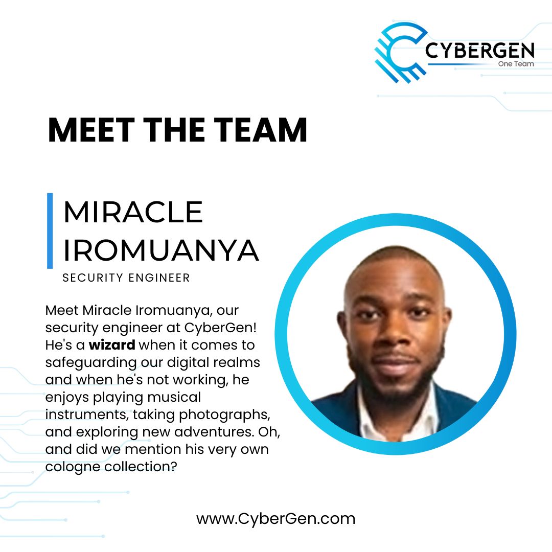 Sarfaraz Hussain on LinkedIn: #cybergen #meettheteam Sarfaraz Hussain on LinkedIn: #cybergen #meettheteam