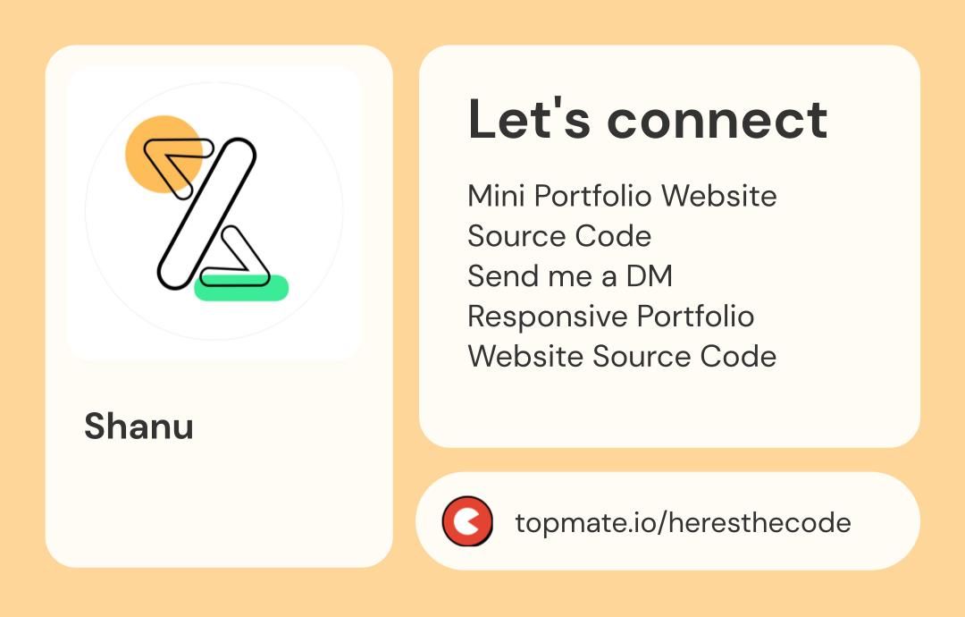 Here's the Code! | Shanu Debnath Here's the Code! | Shanu Debnath