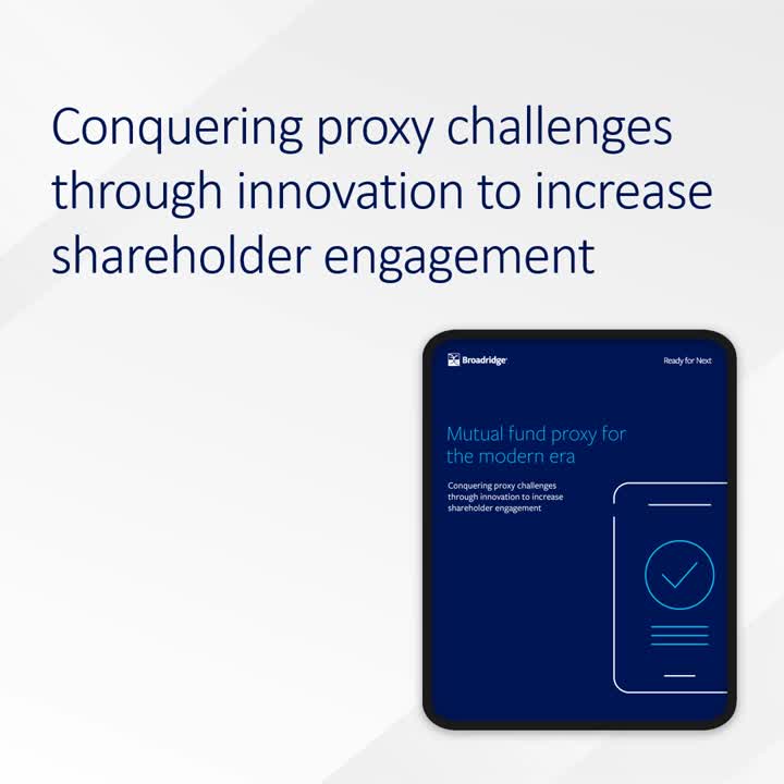 Broadridge's report on shareholder engagement | Alexandra Janocha, AIF ... Broadridge's report on shareholder engagement | Alexandra Janocha, AIF ...