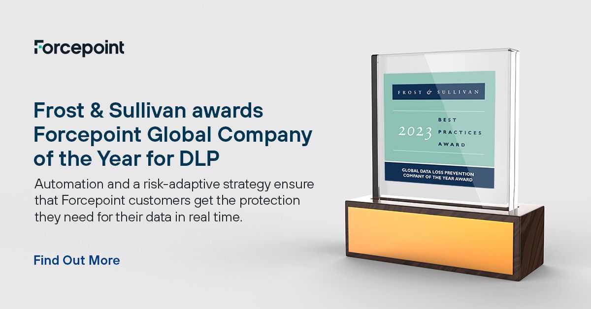 Paulina De La Mora on LinkedIn: Forcepoint Wins Frost & Sullivan 2023 ... Paulina De La Mora on LinkedIn: Forcepoint Wins Frost & Sullivan 2023 ...