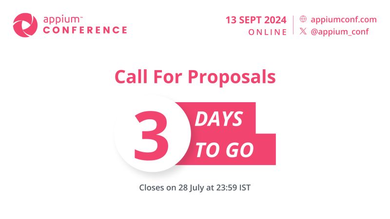 Join Appium Conf and showcase your Appium skills | Selenium Conference ... Join Appium Conf and showcase your Appium skills | Selenium Conference ...