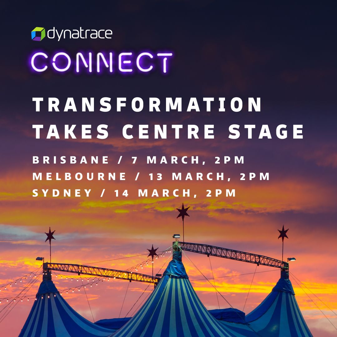Benjamin Maher on LinkedIn: Dynatrace Connect: Transformation takes ... Benjamin Maher on LinkedIn: Dynatrace Connect: Transformation takes ...