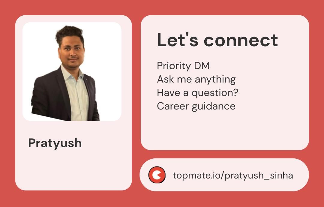 Pratyush Sinha on LinkedIn: Hey everyone! I'm excited to help folks out ... Pratyush Sinha on LinkedIn: Hey everyone! I'm excited to help folks out ...