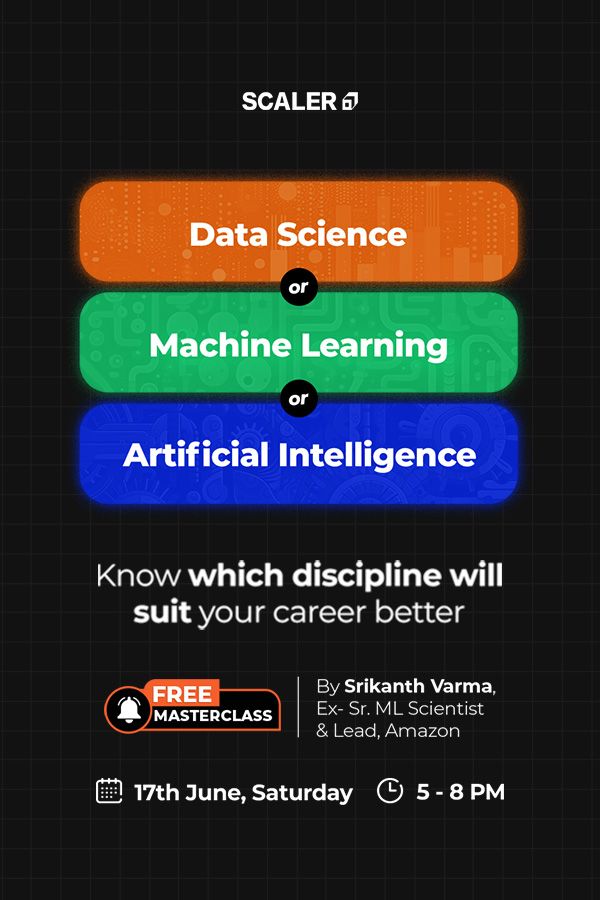 Scaler on LinkedIn: Data Science vs Machine Learning vs Artificial ... Scaler on LinkedIn: Data Science vs Machine Learning vs Artificial ...