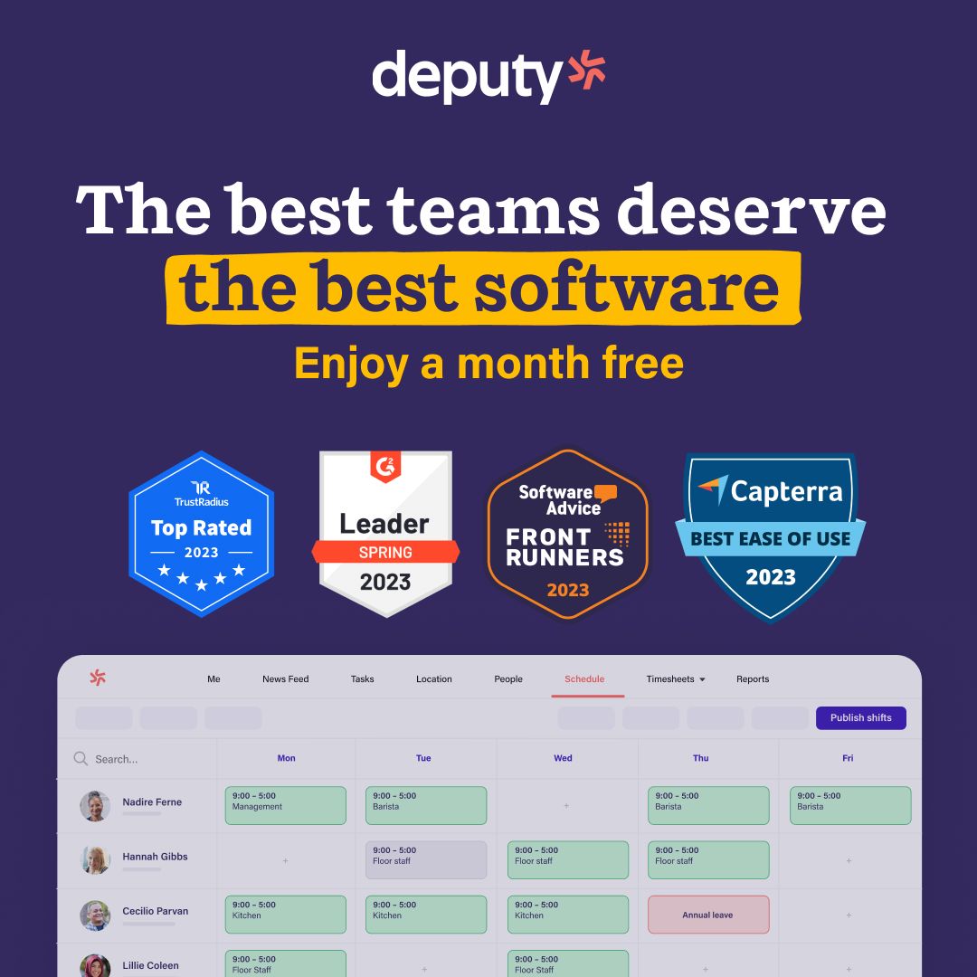 Employee Scheduling Software — Staff Scheduling App - Deputy | Deputy Employee Scheduling Software — Staff Scheduling App - Deputy | Deputy