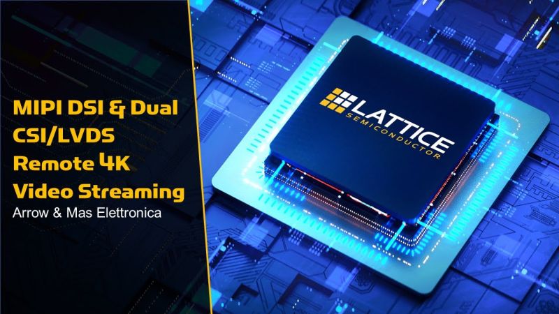 Arrow + Lattice CrossLink-NX | Embedded World 2023 | Lattice Semiconductor Arrow + Lattice CrossLink-NX | Embedded World 2023 | Lattice Semiconductor