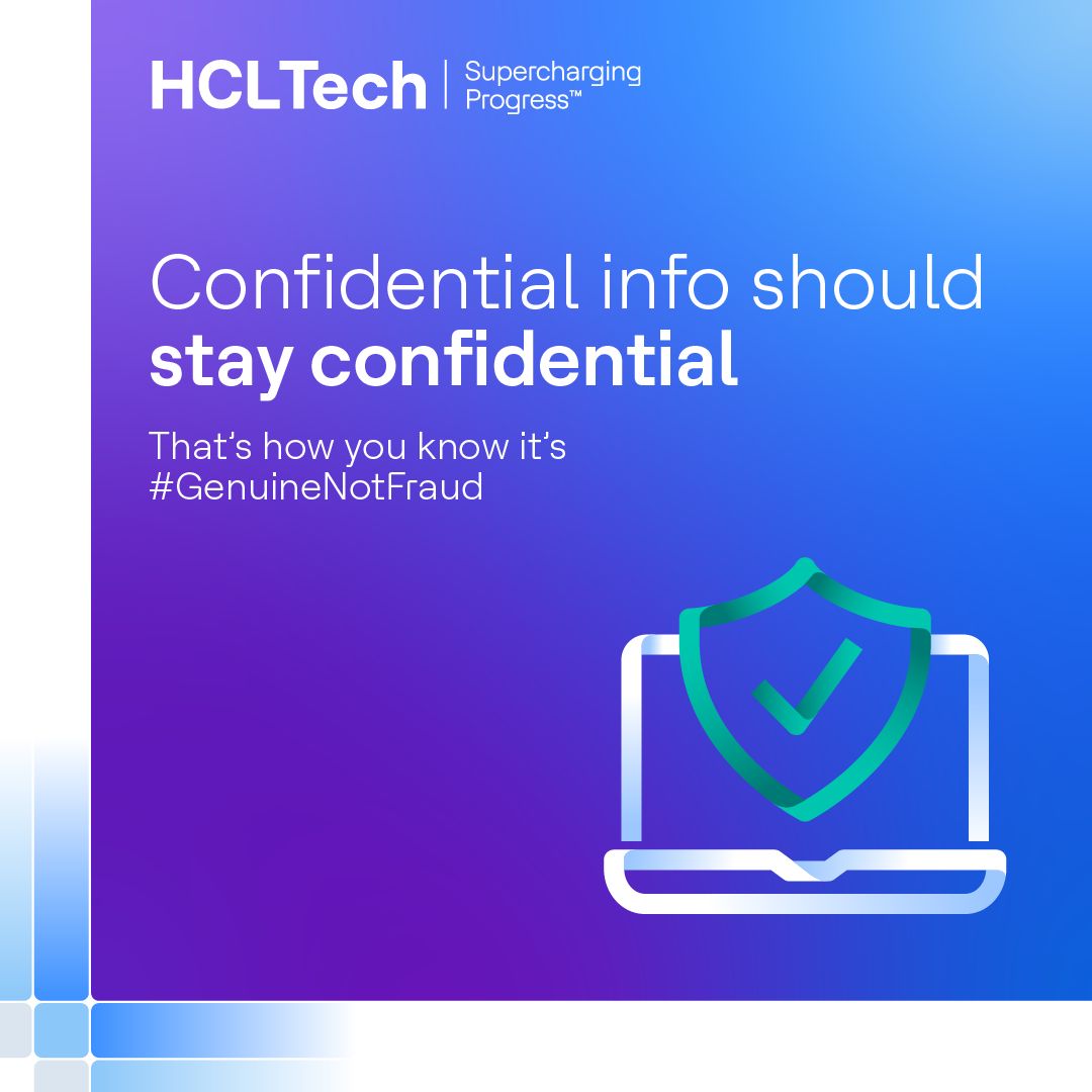 #genuinenotfraud #hcltech #findyourspark | Abhishek Jain #genuinenotfraud #hcltech #findyourspark | Abhishek Jain