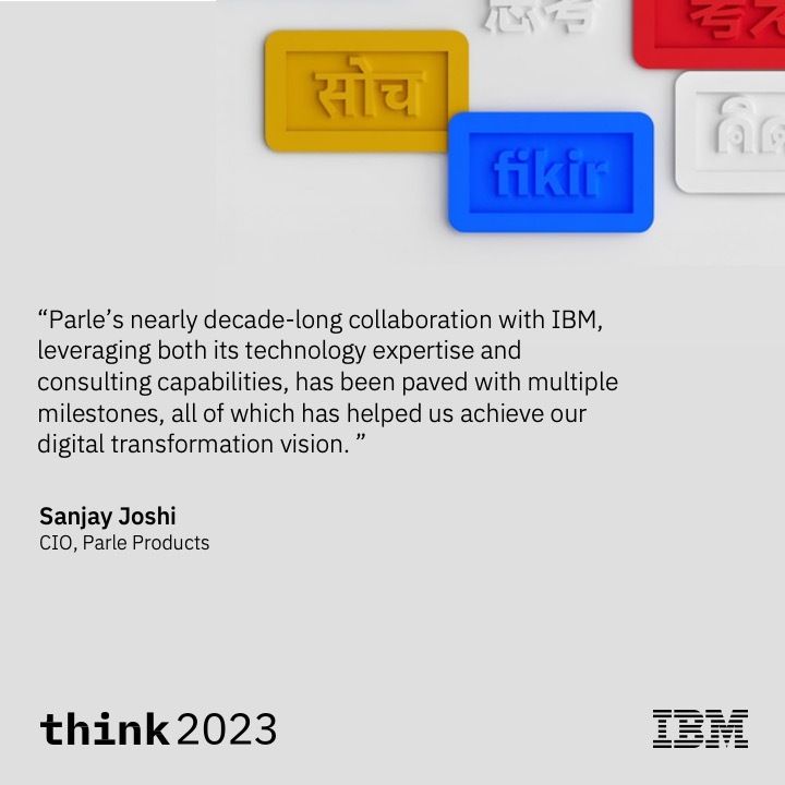 IBM on LinkedIn: IBM, Parle Products Expand Collaboration To Drive ... IBM on LinkedIn: IBM, Parle Products Expand Collaboration To Drive ...