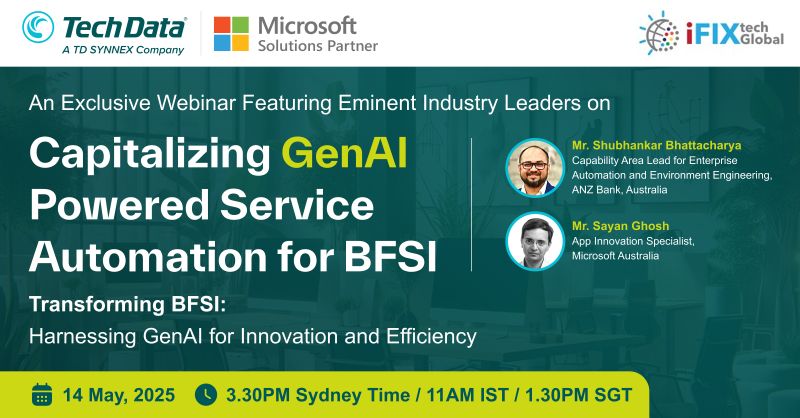 How GenAI is transforming BFSI with TechData India | Tech Data APAC ... How GenAI is transforming BFSI with TechData India | Tech Data APAC ...