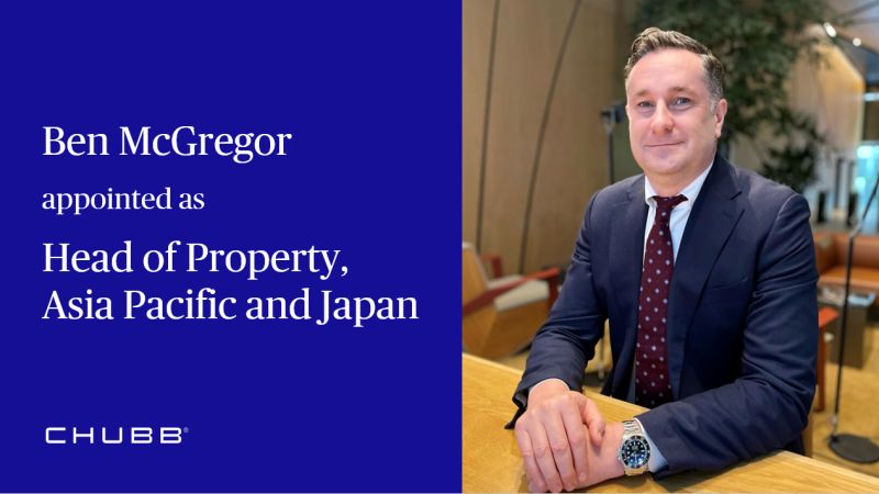 Chubb on LinkedIn: Please join us in congratulating Ben McGregor on his ... Chubb on LinkedIn: Please join us in congratulating Ben McGregor on his ...