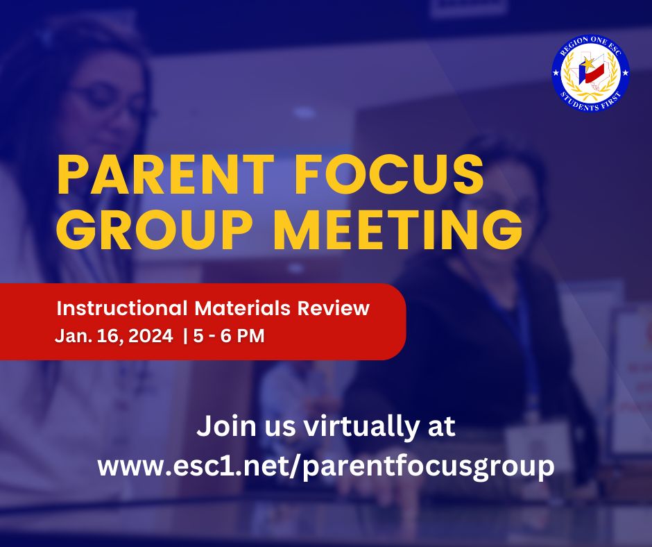 Region One Education Service Center on LinkedIn: ATTN Parents: The ... Region One Education Service Center on LinkedIn: ATTN Parents: The ...