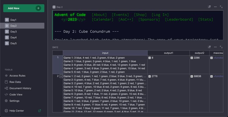 Grist Labs on LinkedIn: #adventofcode Grist Labs on LinkedIn: #adventofcode