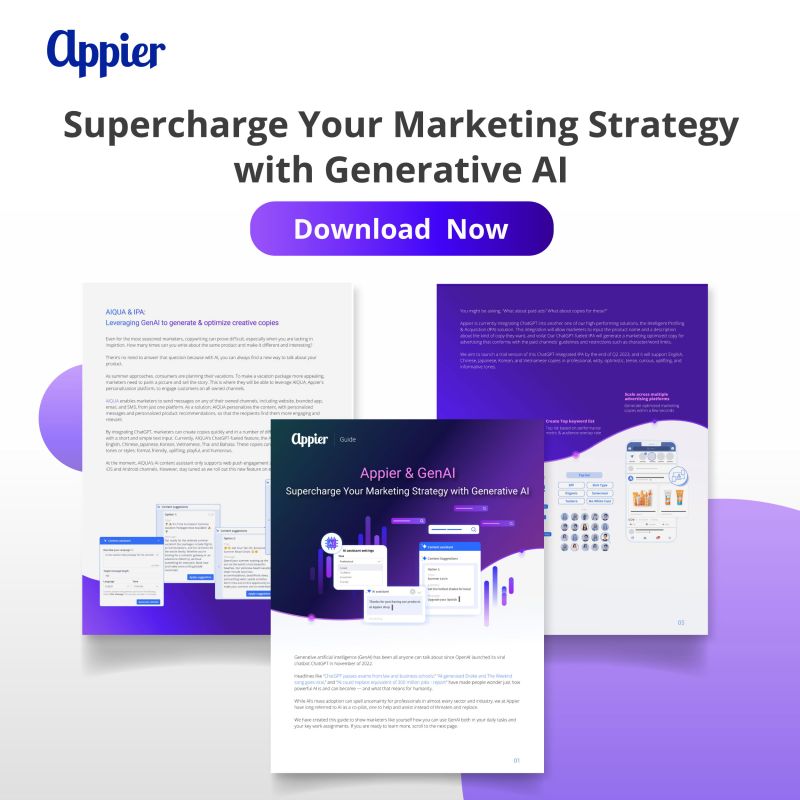 Appier on LinkedIn: Appier & GenAI: Supercharge Your Marketing Strategy ... Appier on LinkedIn: Appier & GenAI: Supercharge Your Marketing Strategy ...