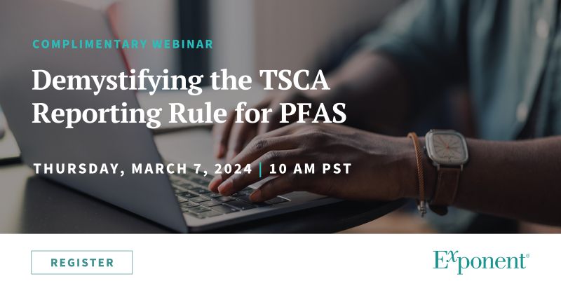 Demystifying the TSCA Reporting Rule for PFAS | Jim Messina Demystifying the TSCA Reporting Rule for PFAS | Jim Messina