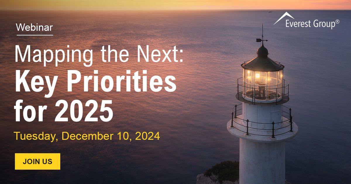 Everest Group on LinkedIn: Join us as we unveil key findings from our ... Everest Group on LinkedIn: Join us as we unveil key findings from our ...