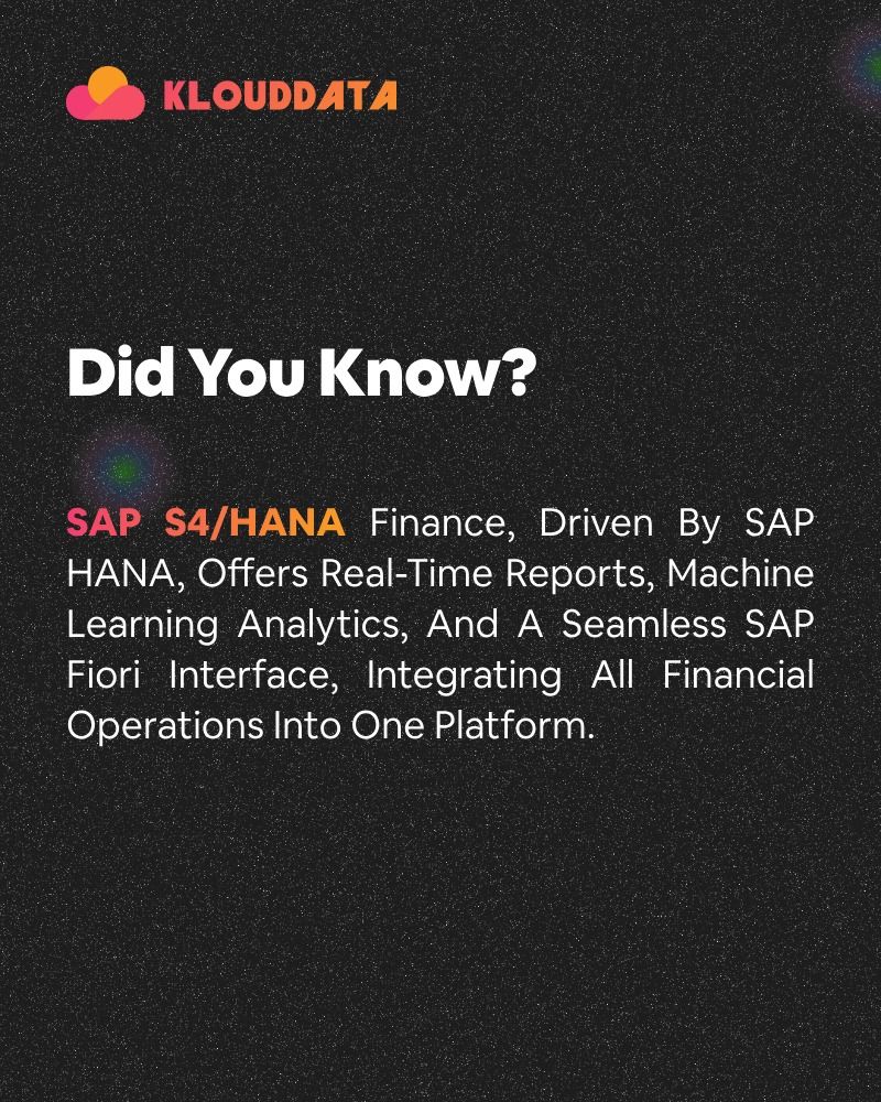 #sap #sapfiori #sapfinance #cloudfinancialmanagement #saphana | KloudData #sap #sapfiori #sapfinance #cloudfinancialmanagement #saphana | KloudData