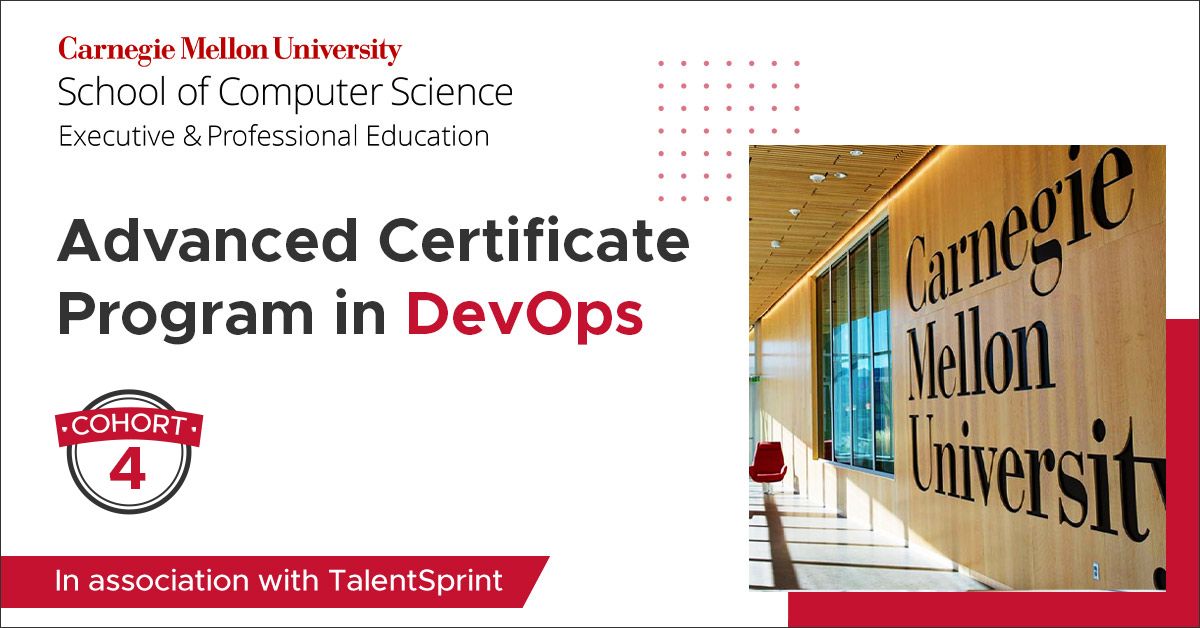TalentSprint on LinkedIn: DevOps Program by CMU Executive Education and ... TalentSprint on LinkedIn: DevOps Program by CMU Executive Education and ...