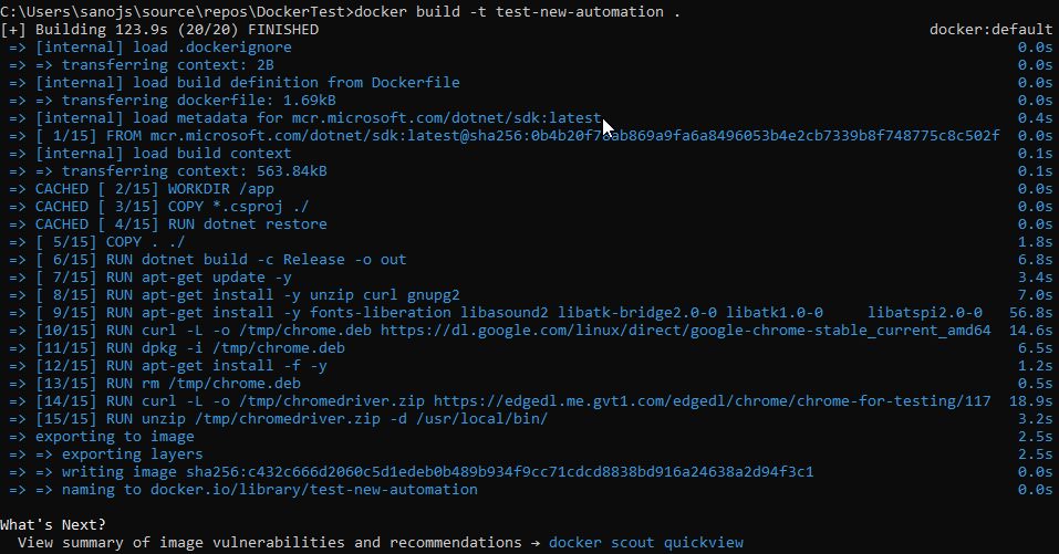 Sanoj Swaminathan on LinkedIn: Dockerize Selenium C# Automation Project Sanoj Swaminathan on LinkedIn: Dockerize Selenium C# Automation Project